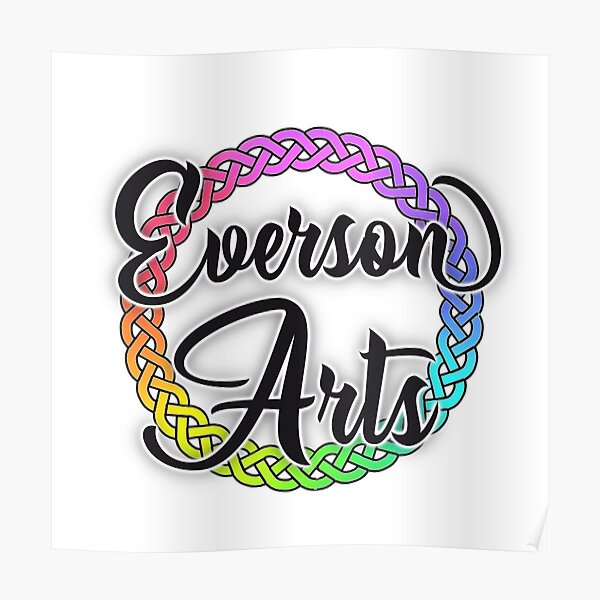 "Everson Arts Logo" Poster for Sale by Eversonarts | Redbubble