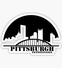 Pittsburgh Skyline: Stickers | Redbubble
