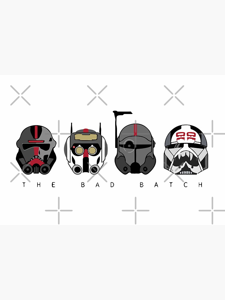 "The Bad Batch Helmet" Sticker for Sale by TBFdesign | Redbubble