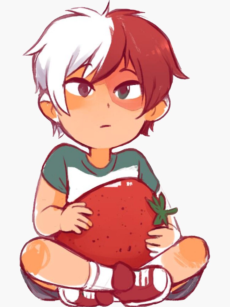 "todoroki chibi" Sticker for Sale by yanncito | Redbubble