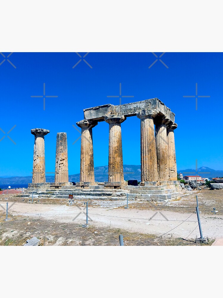 "Ancient Columns of old city (Corinth, Greece)" Sticker for Sale by ...