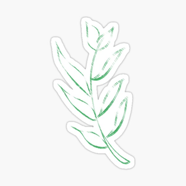 "leaf , tree branch" Sticker for Sale by Zayed91 | Redbubble