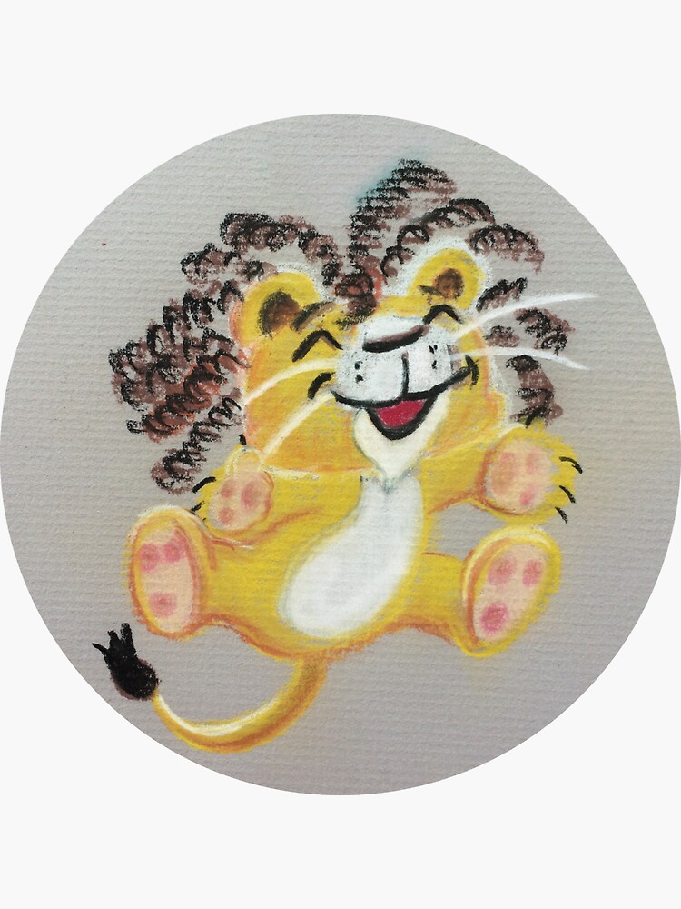 "Cubby the Lion" Sticker for Sale by Stayf | Redbubble