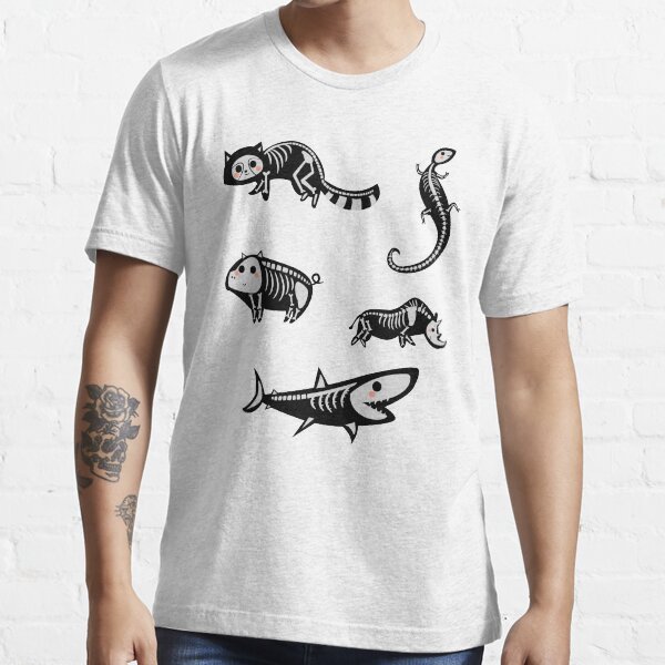 Camiseta «Radiografía de dibujos animados de animales - mapache ...