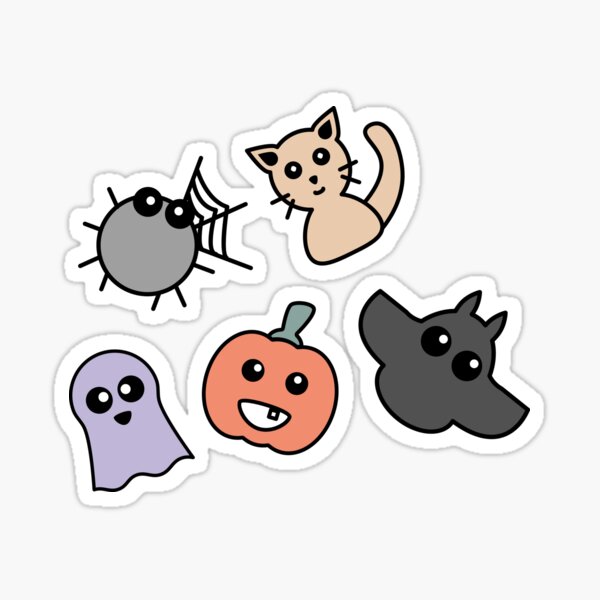 "Cute halloween pack" Sticker by IvCuteDesign | Redbubble