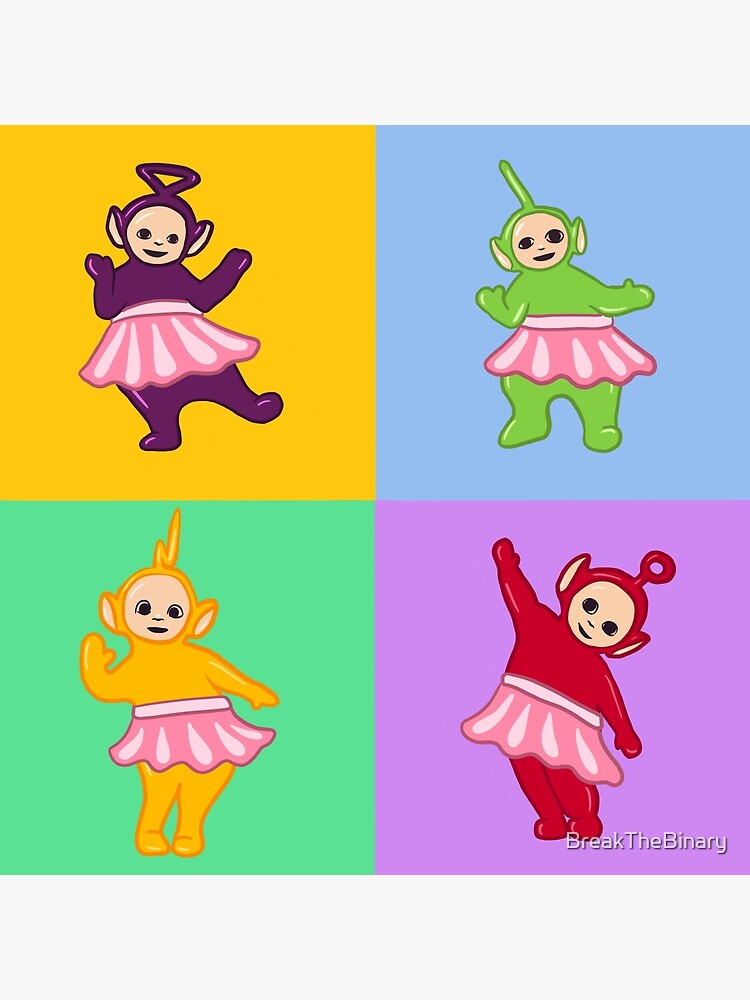 "Teletubbies" Poster by BreakTheBinary | Redbubble