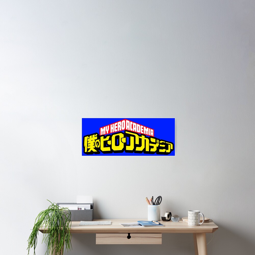 "MHA logo" Poster for Sale by EstelaGremista | Redbubble