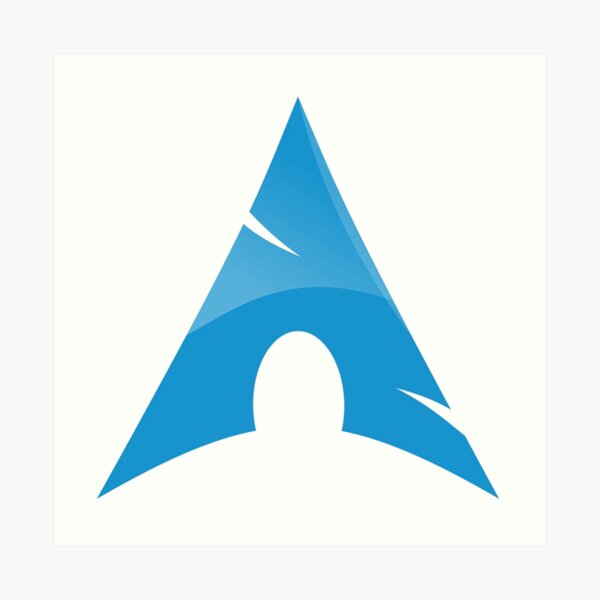 "Arch Linux Logo" Art Print by EdgyIsDesigns | Redbubble