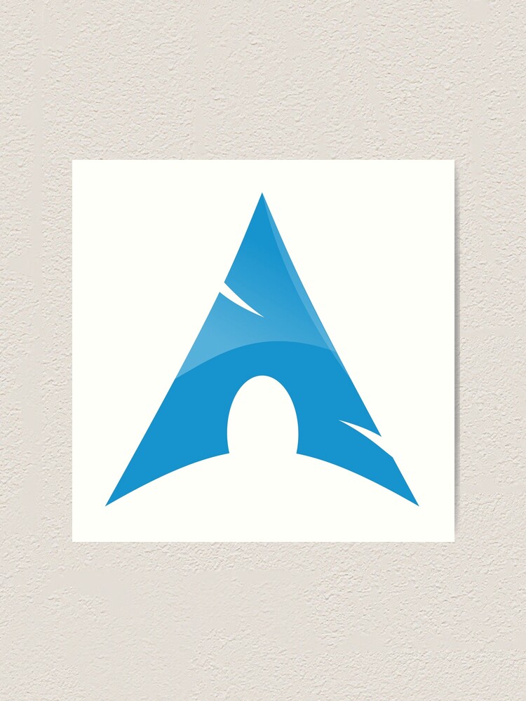 "Arch Linux Logo" Art Print by EdgyIsDesigns | Redbubble