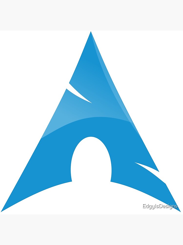 "Arch Linux Logo" Photographic Print for Sale by EdgyIsDesigns | Redbubble
