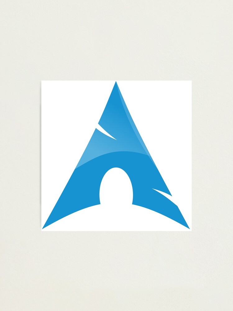 "Arch Linux Logo" Photographic Print for Sale by EdgyIsDesigns | Redbubble