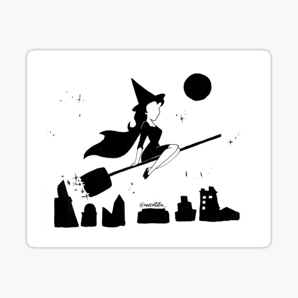 "Bewitched " Sticker by micotita | Redbubble