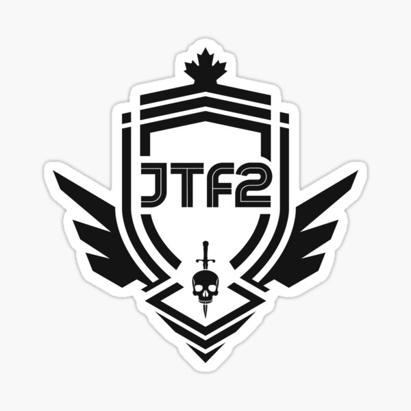 "JTF2 - Black [Roufxis - RB]" Sticker by RoufXis | Redbubble