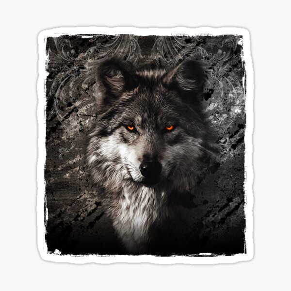 "wilds Wolves" Sticker for Sale by Sympetrum | Redbubble