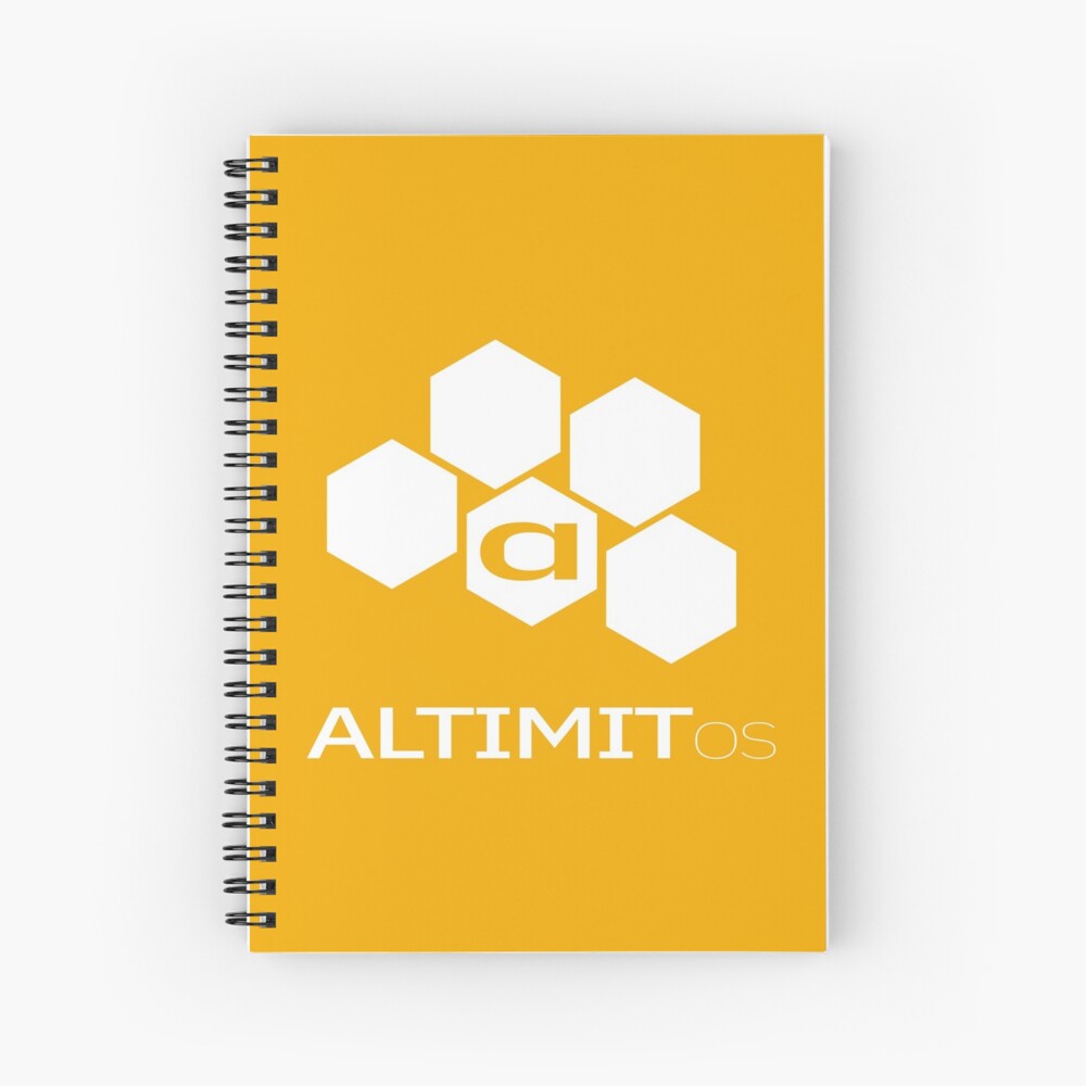 "ALTIMIT OS Logo - .hack fan Art" Spiral Notebook by CasseLeDos | Redbubble
