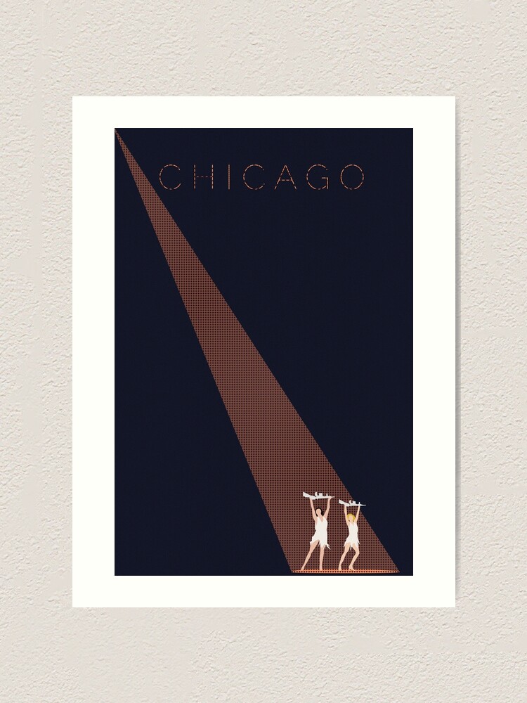"Chicago Musical Poster" Art Print for Sale by skywaterr | Redbubble