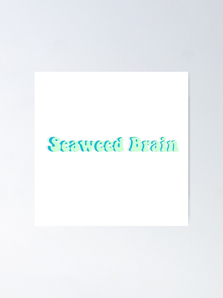 "Seaweed brain" Poster for Sale by BrynsWorld | Redbubble