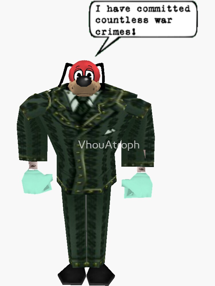 "Lord Lowden Clear: War Criminal" Sticker for Sale by VhouAtroph ...