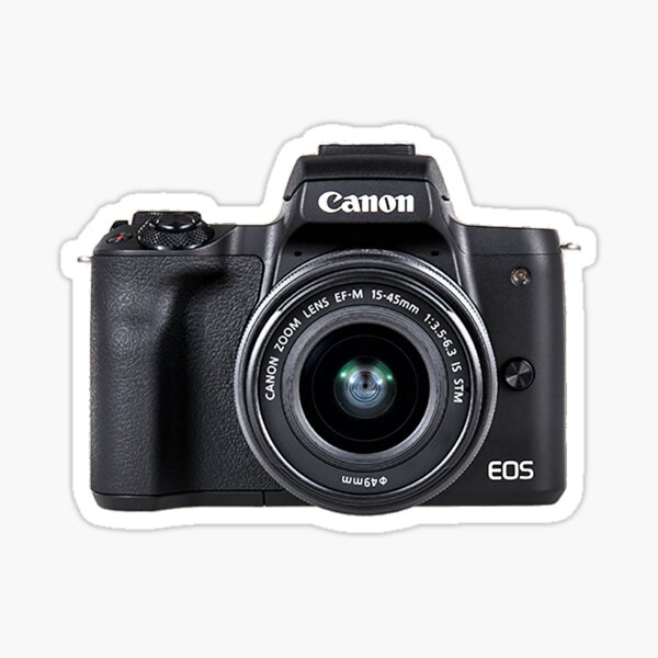 "Canon EOS M50" Sticker for Sale by ludvickowens | Redbubble
