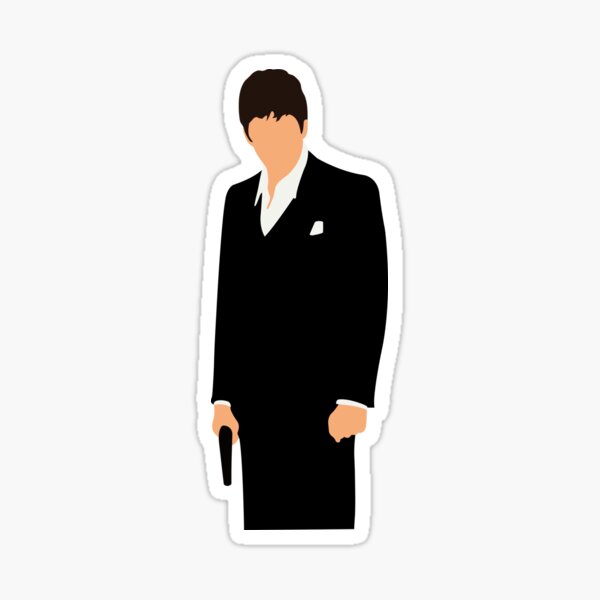 "Scarface 80s movie" Sticker by gengilust | Redbubble