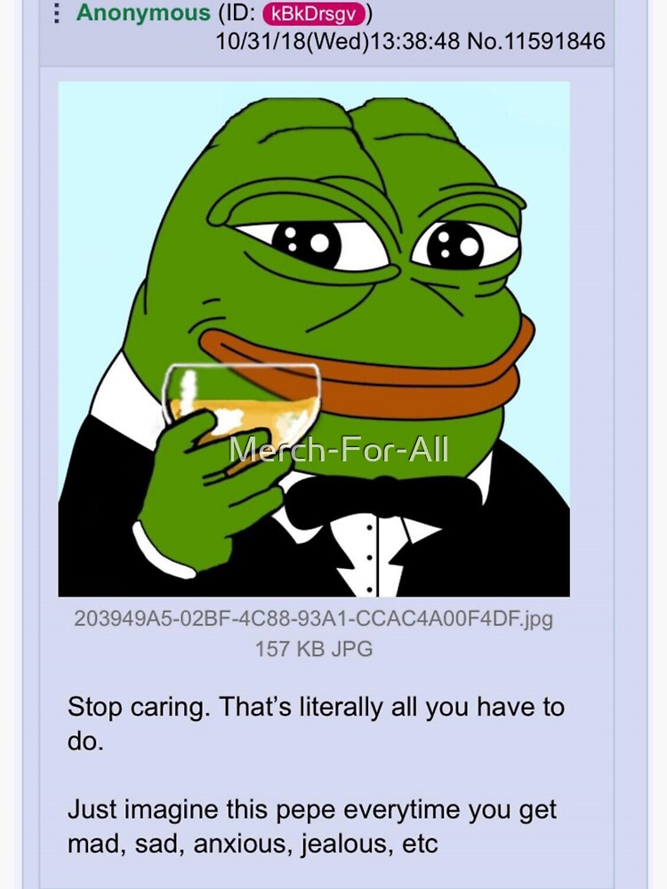 "Stop Caring. That's literally all you have to do" Sticker for Sale by ...