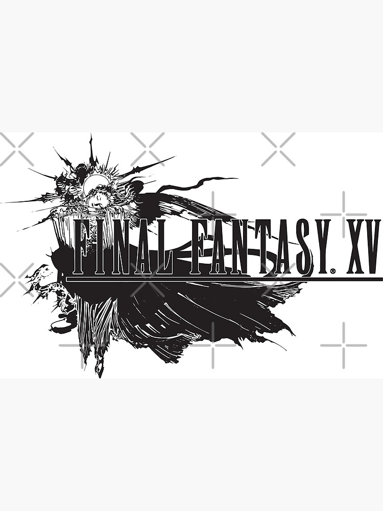 "Final Fantasy XV Logo " Art Print for Sale by Nikowesc | Redbubble
