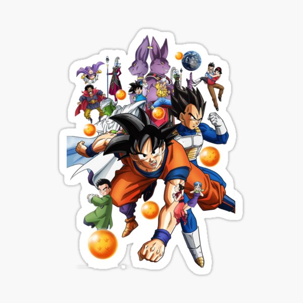 "dragon ball super" Sticker for Sale by angelusdark | Redbubble