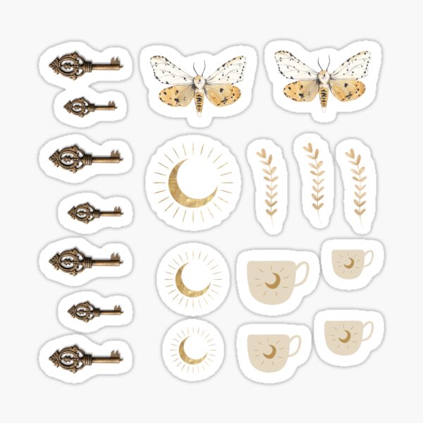 "Blue and Gold Journal and Sticker Bundle " Sticker for Sale by ...