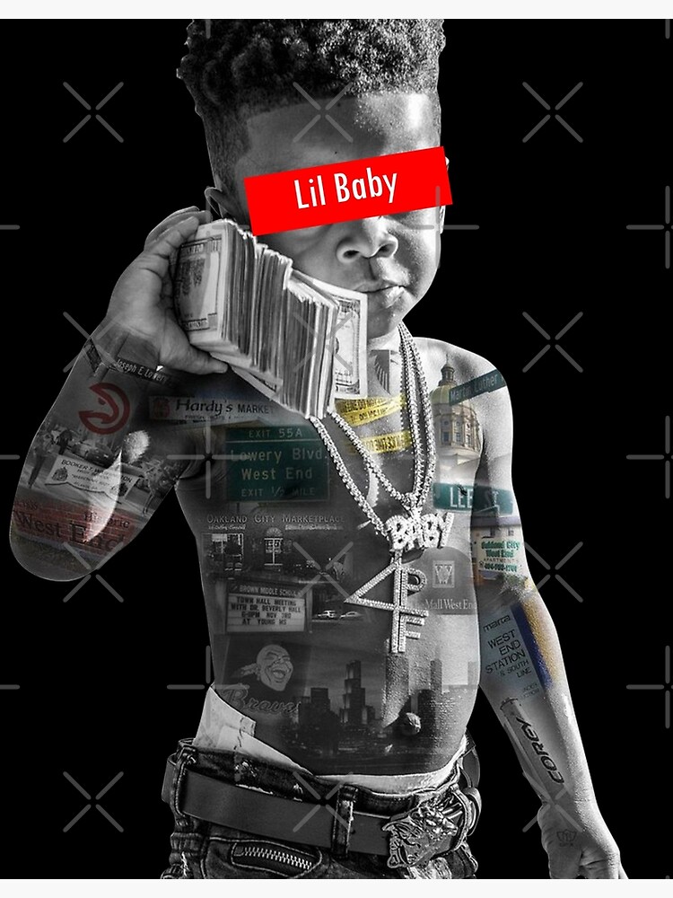 "Lil Baby with Money" Poster for Sale by LoliAlbarran | Redbubble