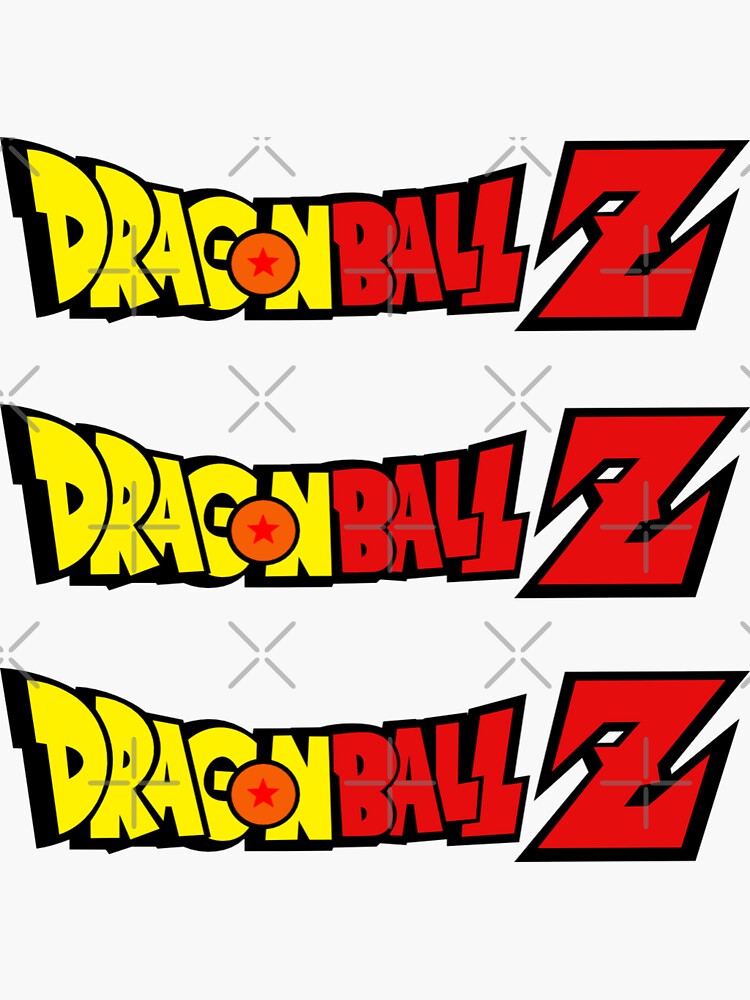 Dbz Logo Sticker Dragon Ball Z Goku Vinyl Sticker Printed Vinyl Decal