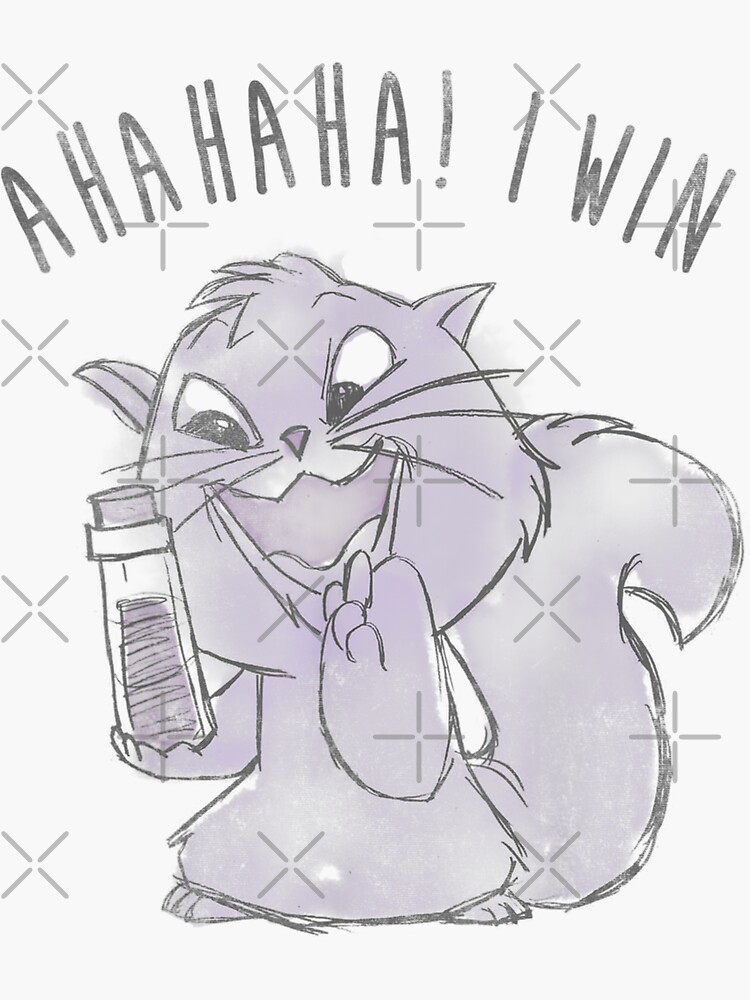 "Emperor's New Groove Yzma Cat Ahaha I Win" Sticker for Sale by ...