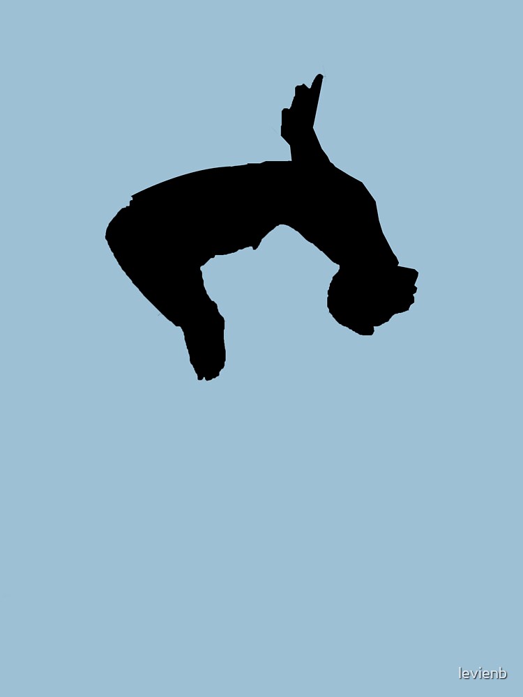 "parkour backflip" T-shirt for Sale by levienb | Redbubble | backflip t ...
