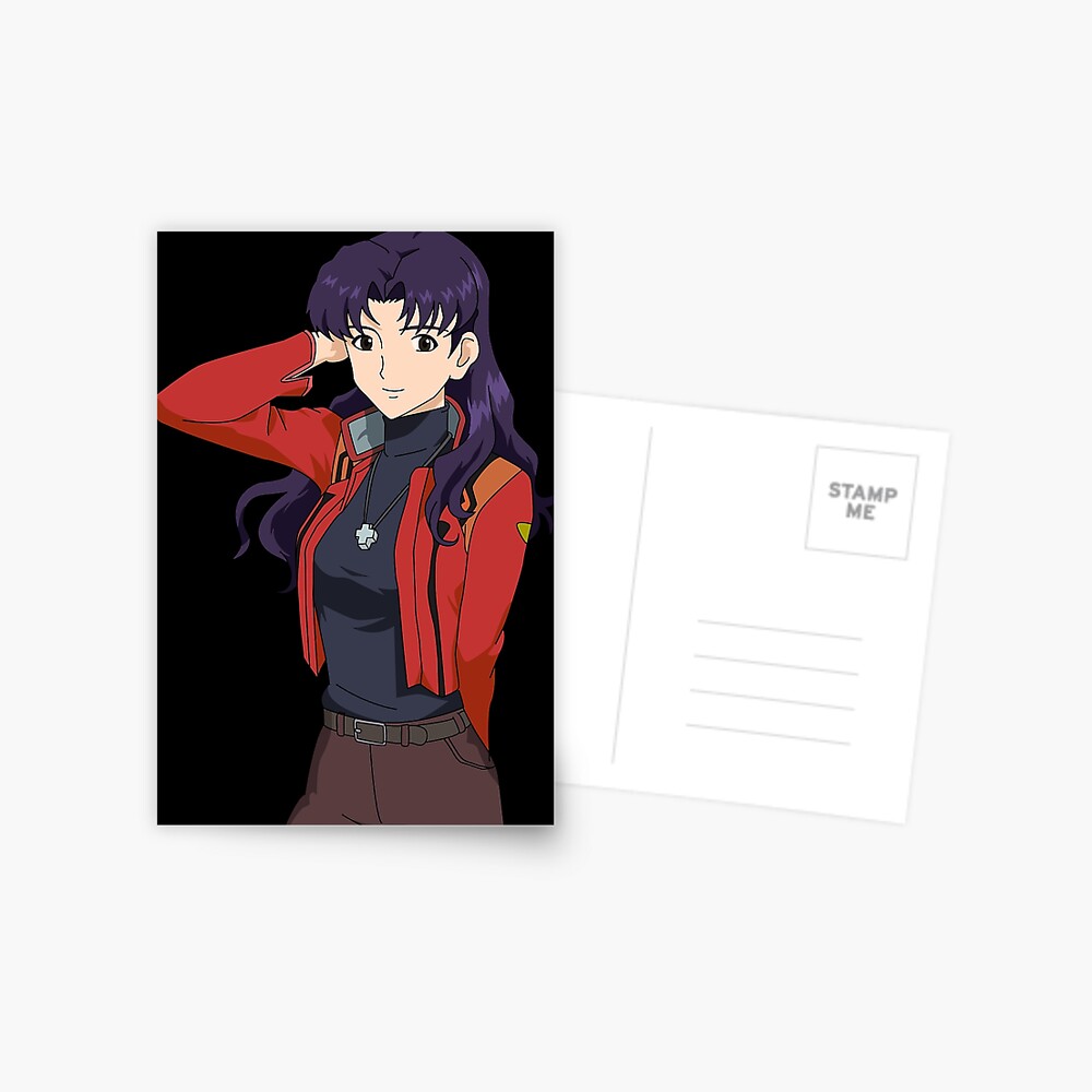 "Miss Misato katsuragi" Postcard by Migi-Desu | Redbubble