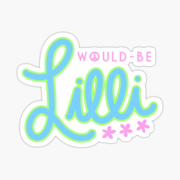 Lilli Sticker For Sale By Salliesimp Redbubble