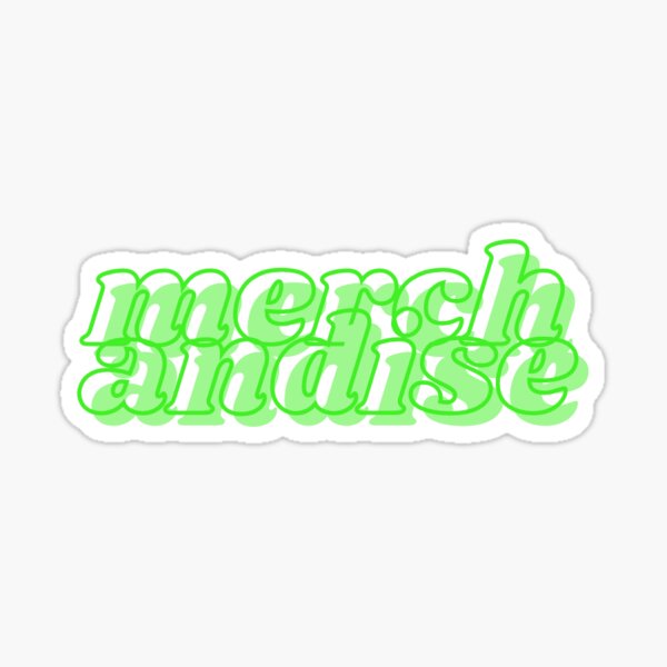"Lime Green Merchandise" Sticker for Sale by krettino | Redbubble