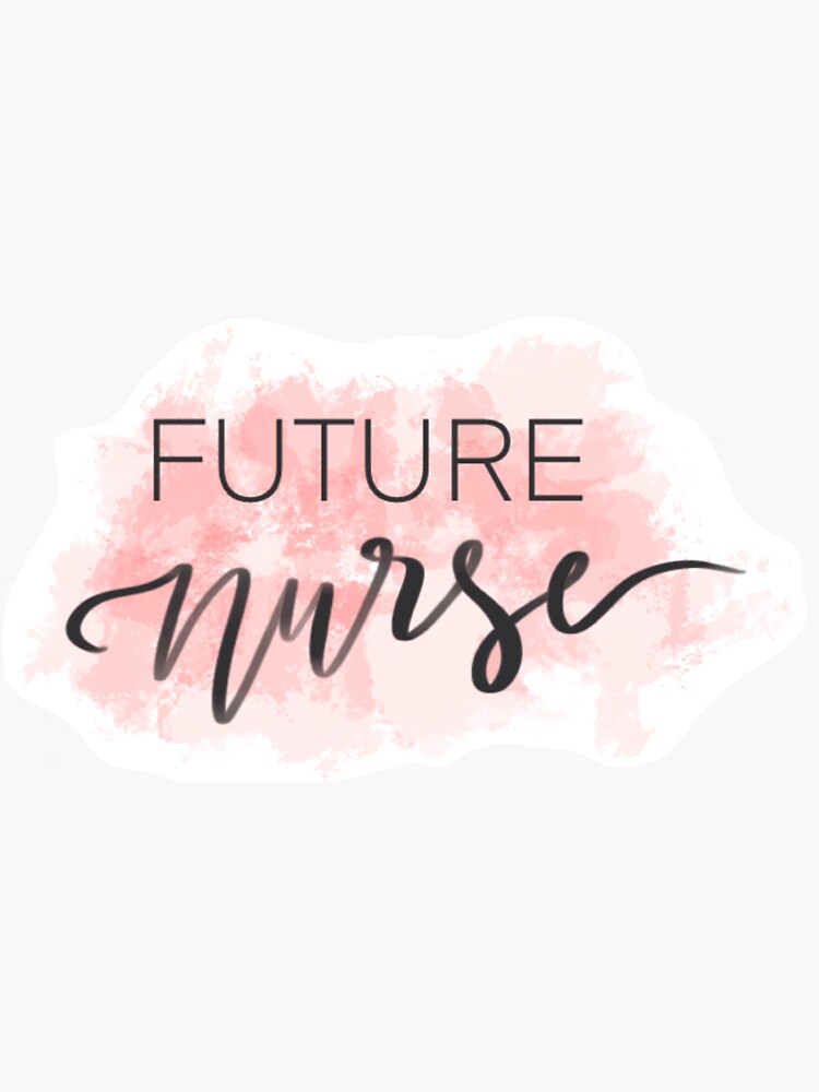"Future Nurse Sticker" Sticker by madslundgren | Redbubble