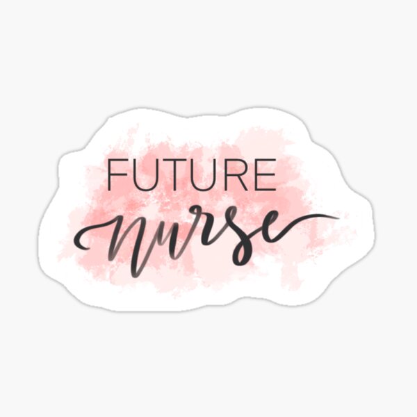 "Future Nurse Sticker" Sticker by madslundgren | Redbubble