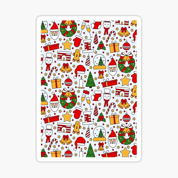 "christmas logo" Sticker for Sale by mhowarth841 | Redbubble