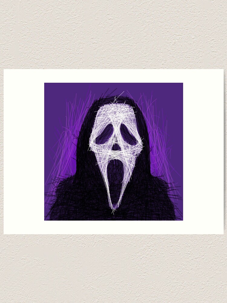 "Stylized-design-scream-ghostface" Art Print for Sale by hjonas | Redbubble