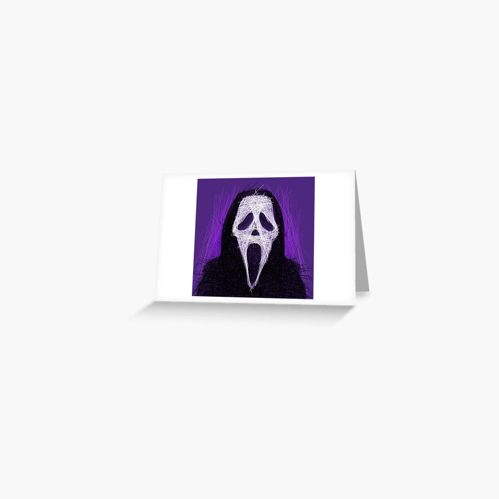 "Stylized-design-scream-ghostface" Greeting Card for Sale by hjonas ...