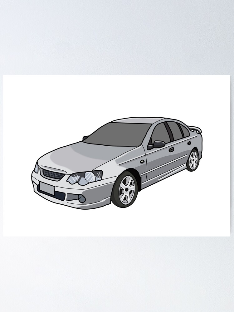 "Ford Falcon ba xr6 car" Poster for Sale by Artbychb | Redbubble