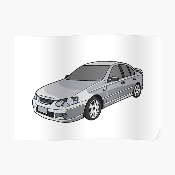 "Ford Falcon ba xr6 car" Poster for Sale by Artbychb | Redbubble