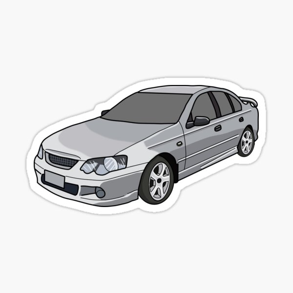 "Ford Falcon ba xr6 car" Sticker for Sale by Artbychb | Redbubble
