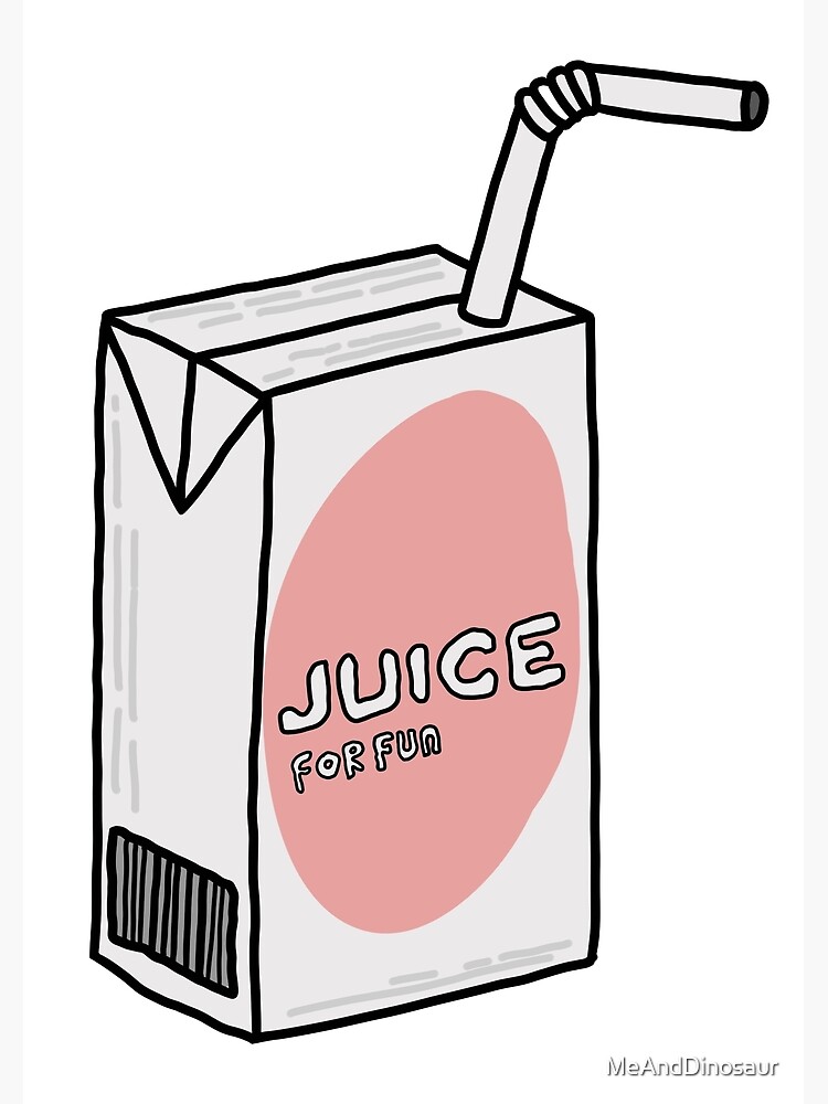 "Juice Box" Poster for Sale by MeAndDinosaur | Redbubble