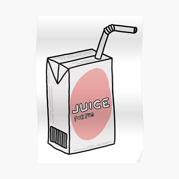 "Juice Box" Poster for Sale by MeAndDinosaur | Redbubble