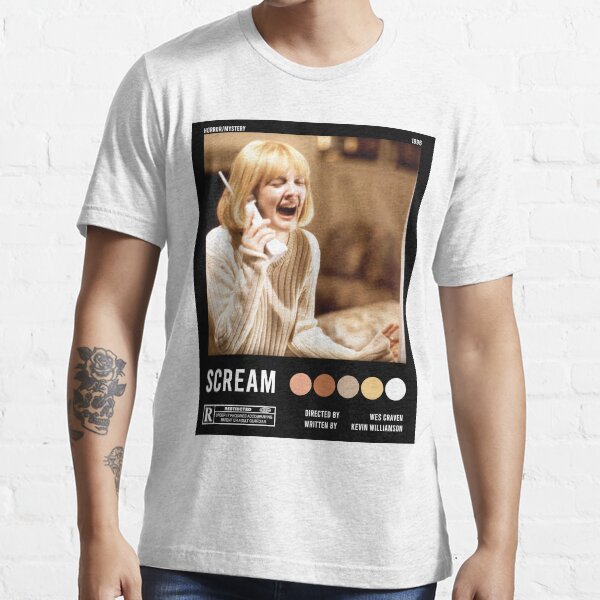 "Scream Drew Barrymore Aesthetic Poster" T-shirt for Sale by bethanhey ...