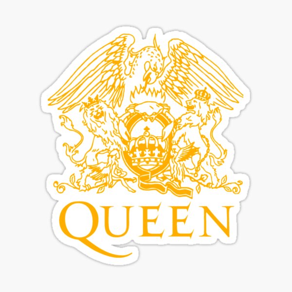 "Queen Logo Classic" Sticker by ROSSDI-IORIO | Redbubble