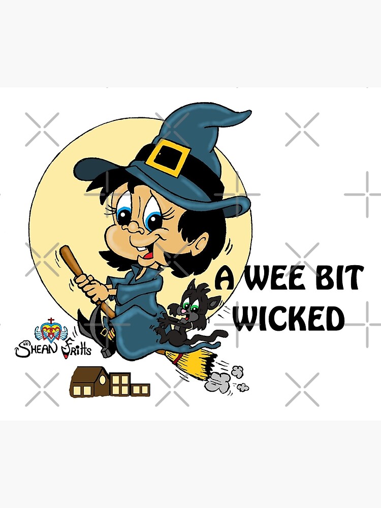 "Fritts Cartoon "A wee bit wicked"" Poster by Fritts507 | Redbubble