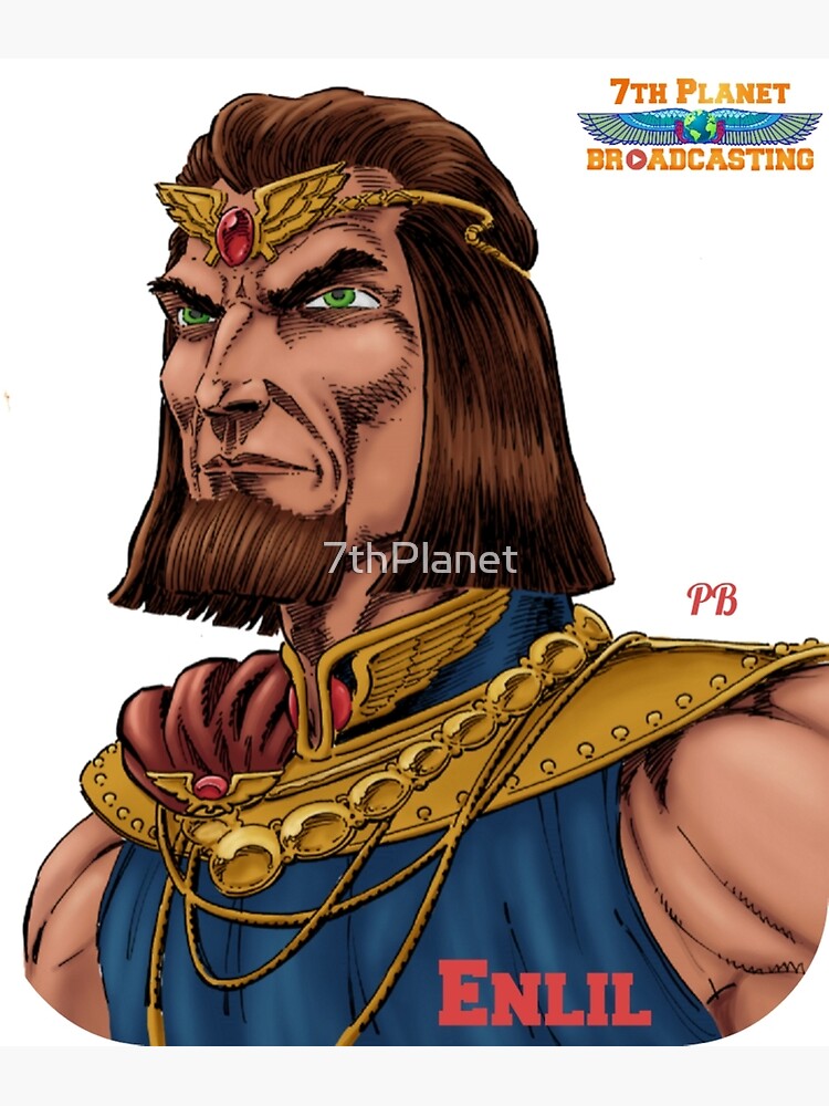 "Enlil" Poster for Sale by 7thPlanet | Redbubble