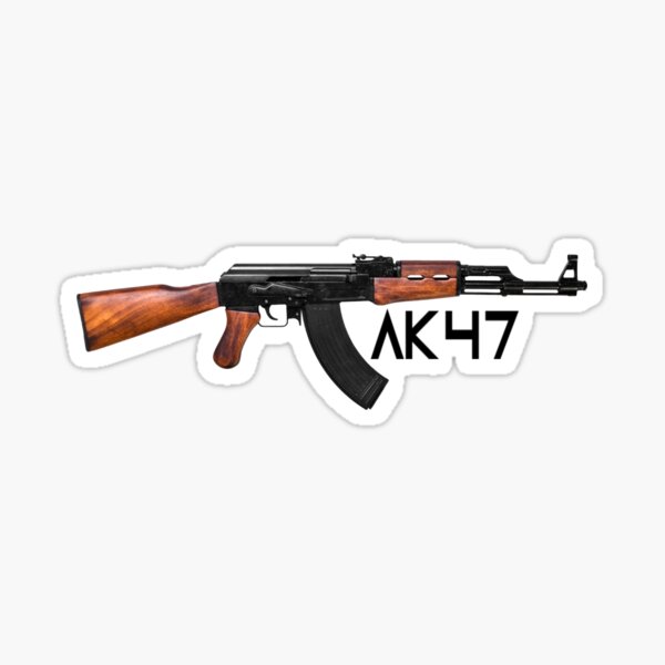 "AK47" Sticker for Sale by RENAGADE4LYF | Redbubble